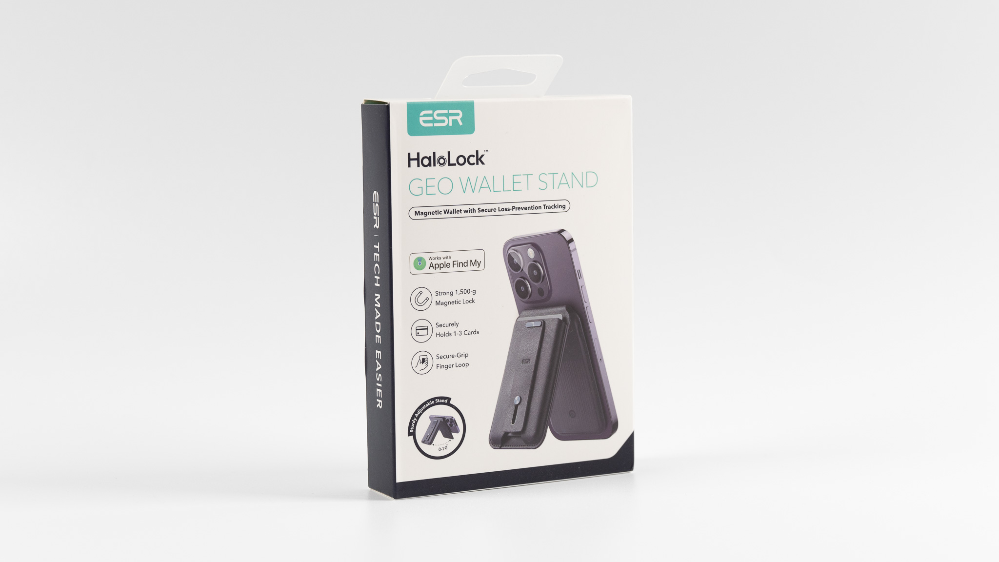 「探す」対応の多機能MagSafeスタンド「ESR HaloLock Geo Wallet Stand」レビュー